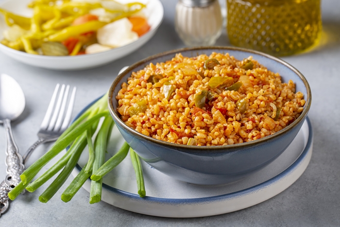 Boulgour pilaf - Recette L'Eau Vive - L'Eau Vive